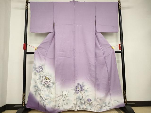 平和屋着物●豪華色留袖　作家物　草花文　暈し染め　正絹　逸品　AAAS6714ck