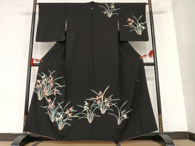 平和屋着物○本加賀友禅作家 沢飯芳雄 訪問着 草花文 正絹