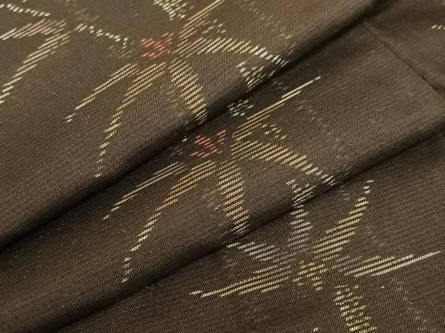 平和屋着物●本場大島紬　笹竹文　正絹　逸品　未使用　AAAT0638zg