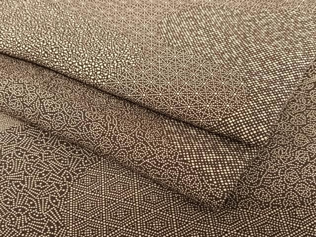 平和屋着物●江戸小紋　吉祥花文　正絹　逸品　AAAT0670zg