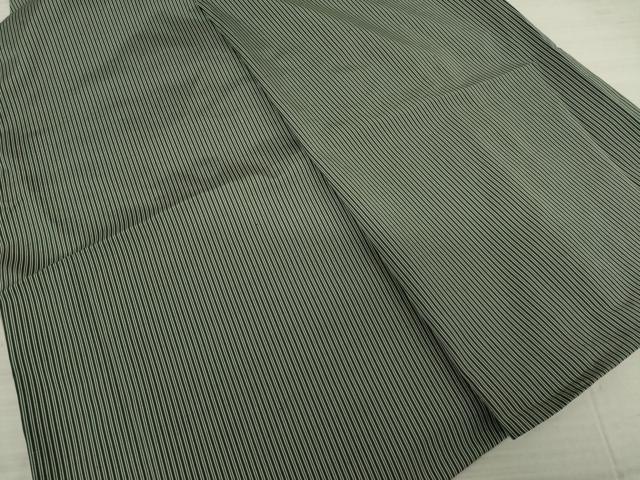 平和屋着物○男性 馬乗り袴 縞 正絹 逸品 AAAT0900ck