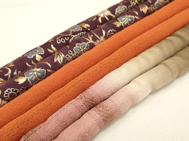 平和屋着物○和装小物 上質な帯締め3本セット 丸ぐけ 花柄