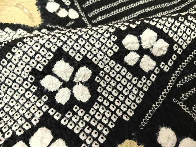 平和屋着物○豪華振袖・長襦袢セット（無双仕立て） 絞り 刺繍 花丸文