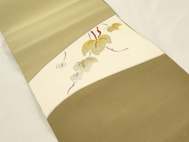 平和屋着物○西陣 小川英謹製 爪掻き本綴れ 八寸名古屋帯