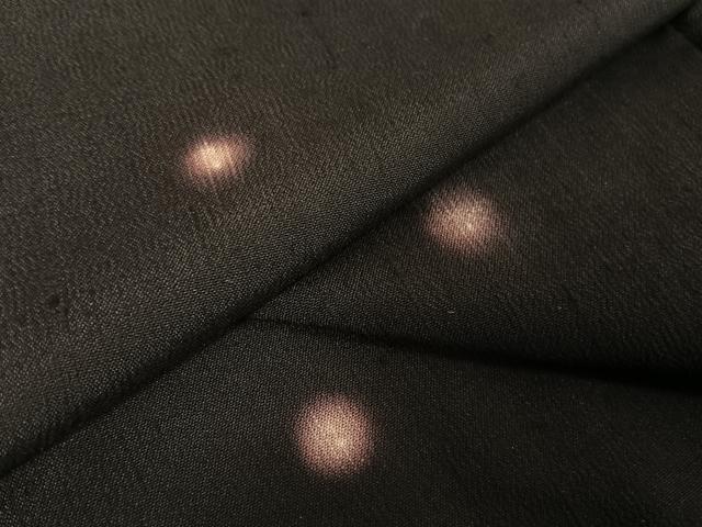 平和屋着物●上質な小紋　蛍暈し　紬ちりめん　正絹　逸品　未使用　AAAU0045np