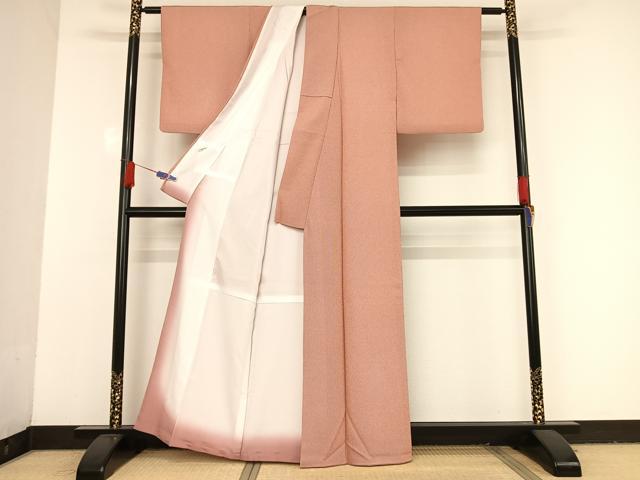 平和屋着物●江戸小紋　万筋　黒色×白色　洗える着物　未使用　AAAU0064np 平和屋着物○江戸小紋 万筋 黒色×白色 洗える着物 未使用 AAAU0064np