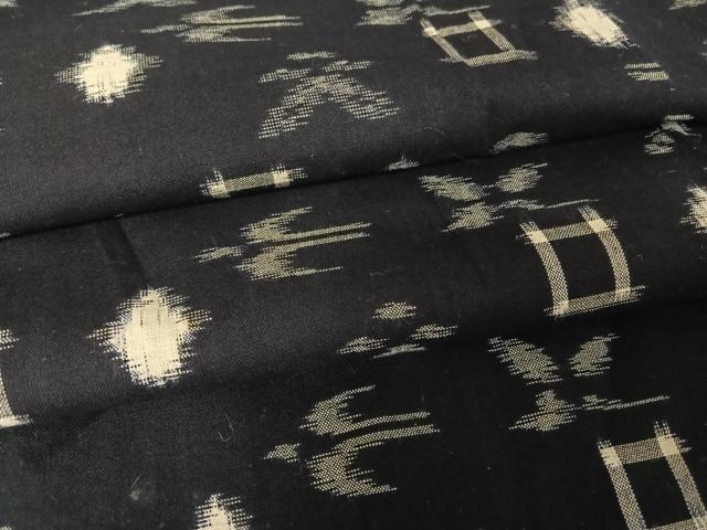 平和屋着物●久留米絣　綿　逸品　AAAU0346np