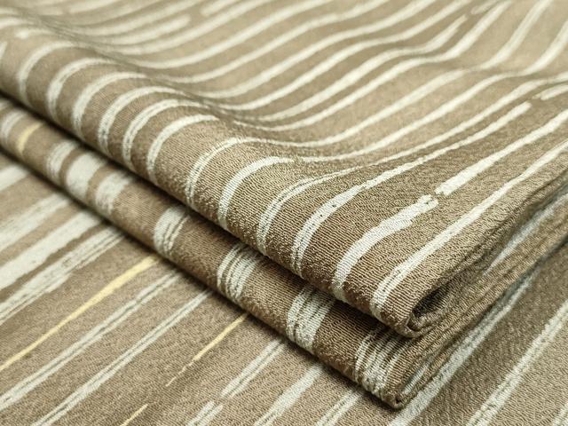 平和屋着物▽小紋　単衣　竹文　洗える着物　AAAU1133iu