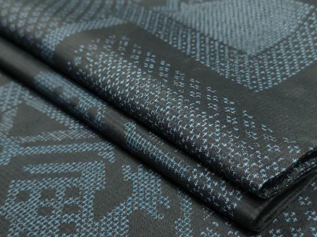 平和屋着物▽小紋　単衣　有栖川文様　洗える着物　AAAU1145iu