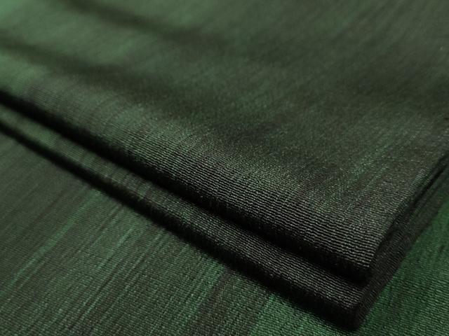 平和屋着物▽お召　単衣　縞　正絹　逸品　AAAU6474iu