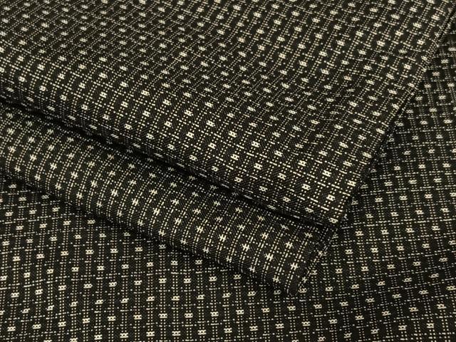 平和屋着物●男性　本場大島紬　亀甲文様　正絹　逸品　AAAU8080zg