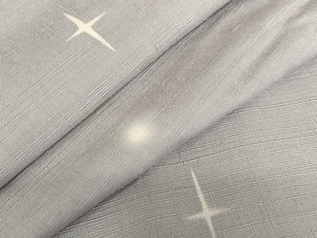 平和屋着物●上質な紬　星　正絹　逸品　AAAU8133zg