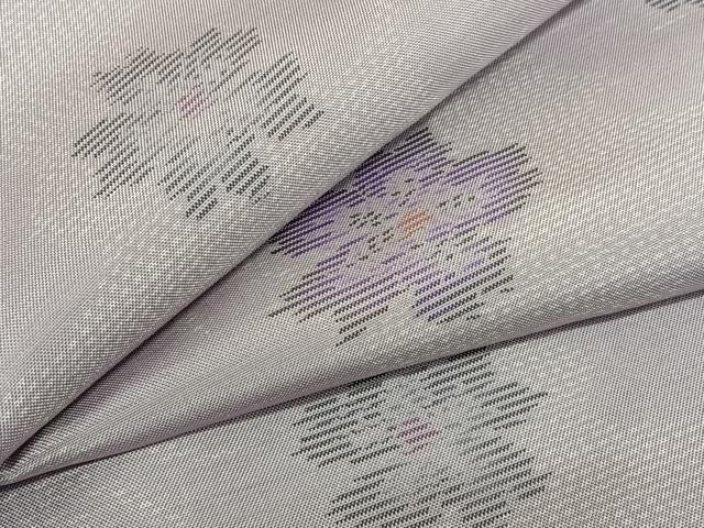 平和屋着物●本場大島紬　舞花文　正絹　逸品　未使用　AAAU8220zg