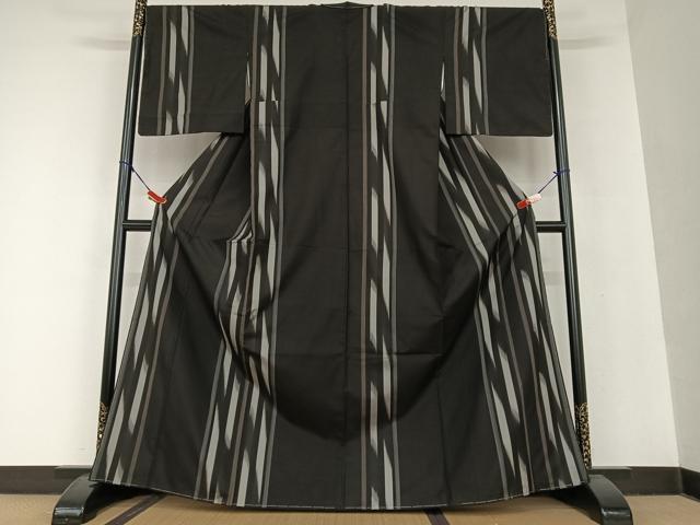 平和屋着物●極上　本場大島紬　変わり縞　さが美扱い　正絹　逸品　AAAU8247zg