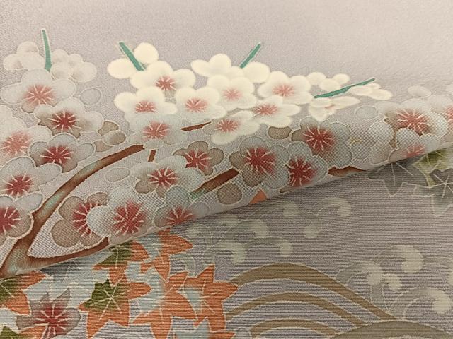 平和屋着物○本加賀友禅作家 梶山伸 色留袖 枝梅文 暈