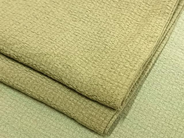 平和屋着物▽上質な小紋　単衣　縞　暈し染め　正絹　逸品　AAAU8544fy