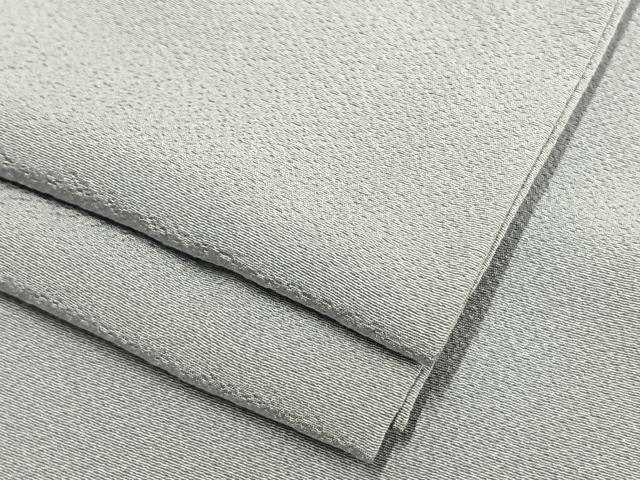 平和屋着物▽上質な色無地　単衣　牡丹鼠色　正絹　逸品　AAAU8554fy