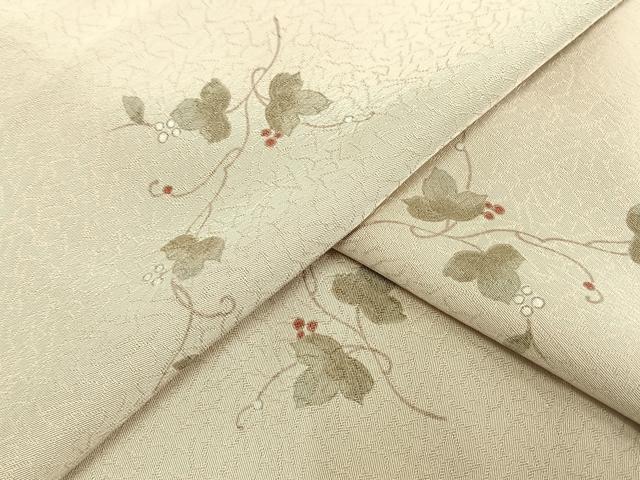 平和屋着物▽小紋　単衣　南天文　洗える着物　AAAU8664fy