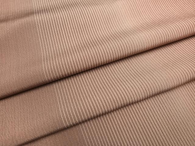 平和屋着物▽上質な小紋　単衣　間道　正絹　逸品　未使用　AAAV1449ph