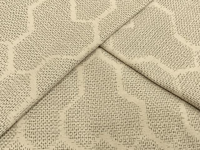 平和屋着物▽上質な紬　単衣　毘沙門亀甲　正絹　逸品　未使用　AAAV2631fy