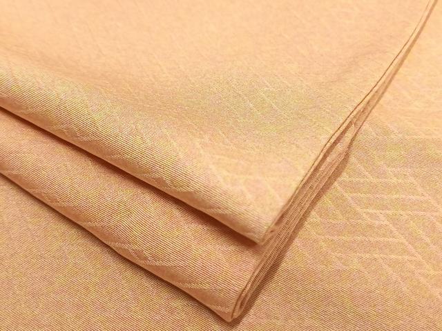 平和屋着物▽上質な小紋　単衣　檜垣地紋　正絹　逸品　AAAV2654fy