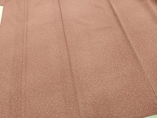 平和屋着物▽江戸小紋 単衣 箔散らし文様 洗える着物 未使用 AAAV2761fy