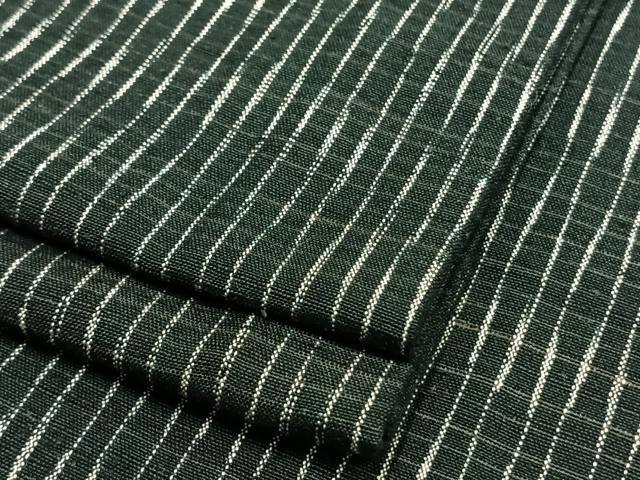 平和屋着物▽上質な紬　単衣　立涌文　正絹　逸品　AAAV2801fy