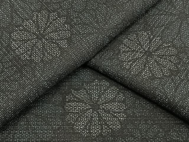 平和屋着物▽小紋　単衣　花尽くし　AAAV2808fy