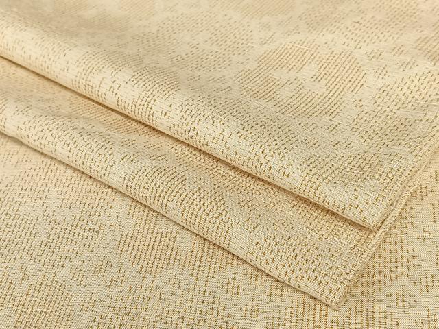 平和屋着物●上質な紬　舞花文　正絹　逸品　未使用　AAAV7136zg