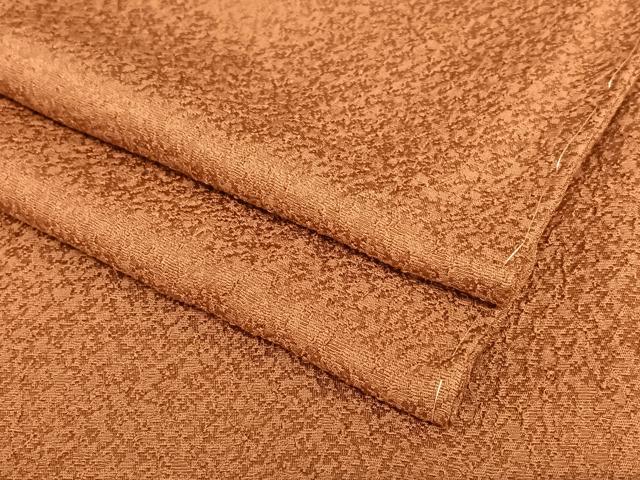 平和屋着物●上質な色無地　紋意匠　紅樺色　正絹　逸品　未使用　AAAV7153zg