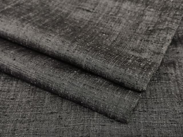 平和屋着物●上質な紬　色無地　似せ紫色　正絹　逸品　AAAV7157zg