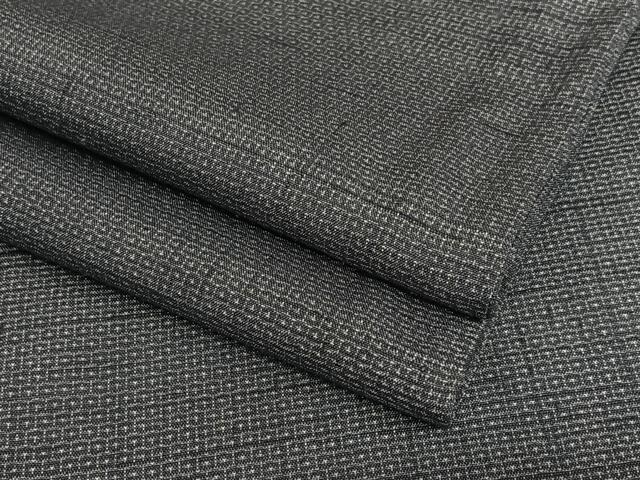 平和屋着物●男性　結城紬　100亀甲　総詰　正絹　逸品　AAAV7177zg