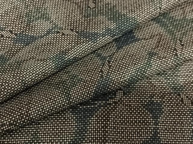 平和屋着物●本場大島紬　泥染め　9マルキ　舞蝶文　正絹　逸品　AAAV7247zg