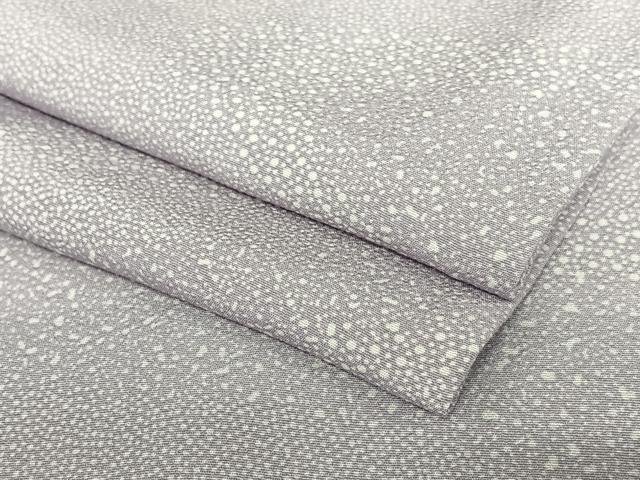 平和屋着物●上質な小紋　よろけ縞　正絹　逸品　AAAV7393zg