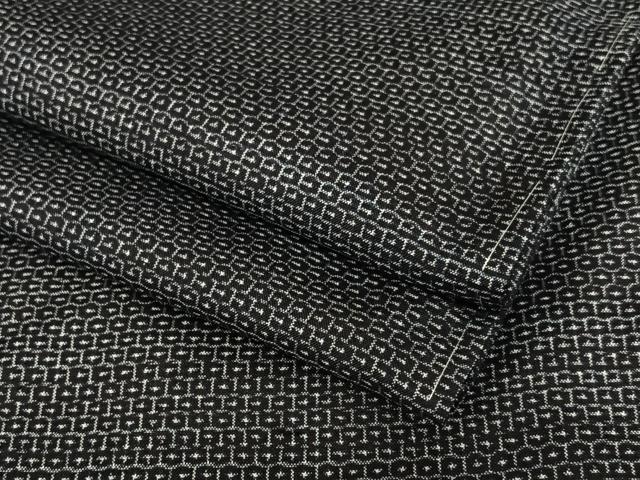 平和屋着物●本場大島紬　80亀甲　総詰　正絹　逸品　AAAV7529zg