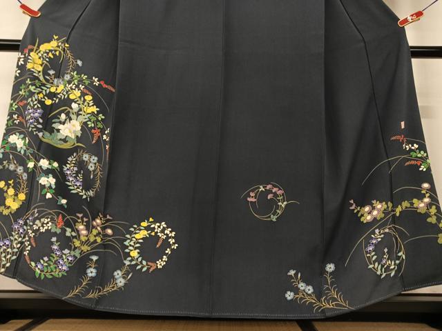 平和屋着物○訪問着 作家物 文字文 正絹 逸品 DAAZ7196ud 正絹 逸品 平和