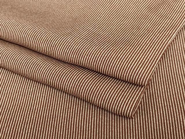 平和屋着物●江戸小紋　万筋　白色×葡萄茶色　正絹　逸品　AAAV7556zg