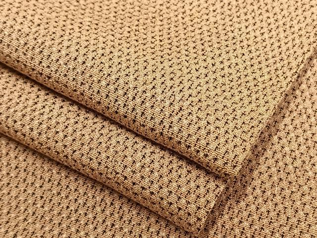 平和屋着物▽本塩沢　単衣　蚊絣　正絹　逸品　AAAV8477fy