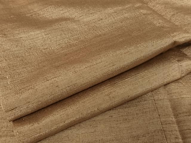 平和屋着物●上質な紬　空五倍子色 　正絹　逸品　未使用　AAAV9016np