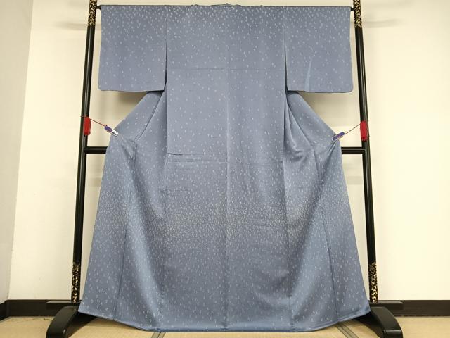 平和屋着物●訪問着　雪月花　銀通し地　正絹　逸品　AAAV9135np