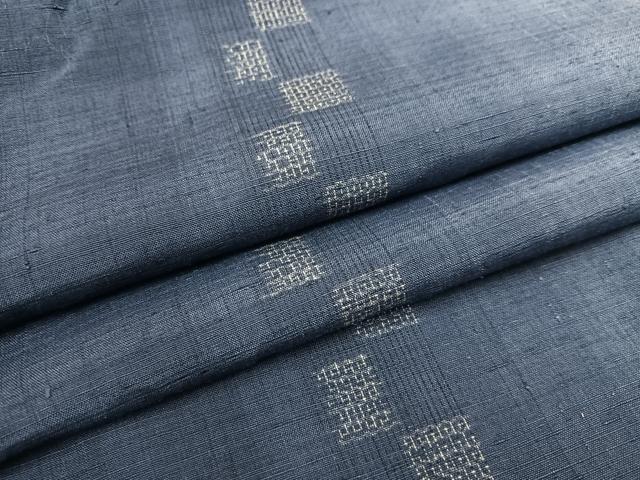平和屋着物○結城紬 100亀甲 間道 正絹 逸品 未使用 BAAT6706hv