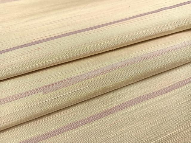 平和屋着物●上質な紬　段違い　正絹　逸品　AAAV9422ph