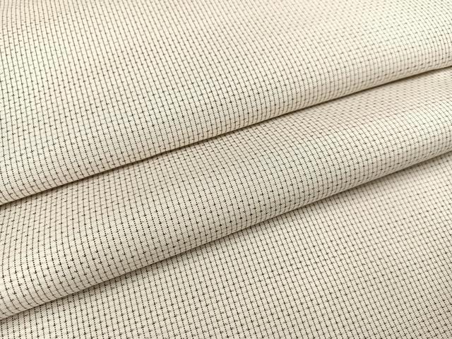 平和屋着物●本場大島紬　白大島　縞　正絹　逸品　未使用　AAAV9427ph