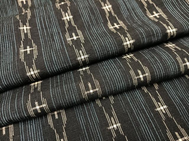 平和屋着物●上質な紬　間道　正絹　逸品　AAAV9431ph