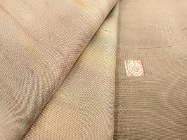 平和屋着物●石川県指定無形文化財　牛首紬　白山工房　手織り　訪問着　霞文　正絹　逸品　AAAV9433ph