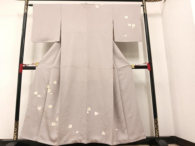 平和屋着物●訪問着　駒刺繍　舞花文　金彩　正絹　逸品　AAAW0053ph