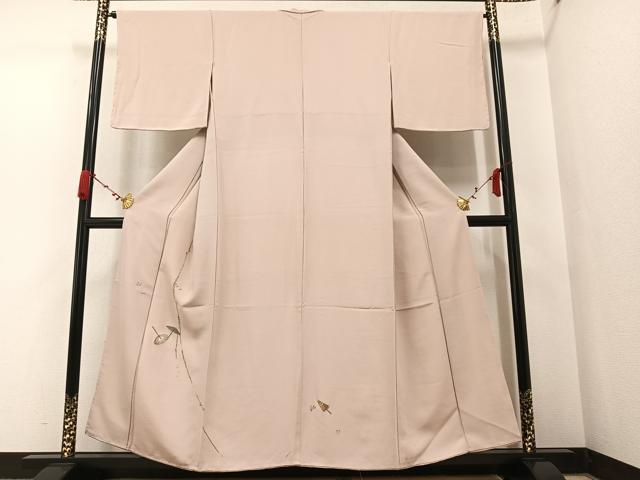 平和屋着物●訪問着　中国三大刺繍　相良刺繍　番傘　正絹　逸品　AAAW0068ph