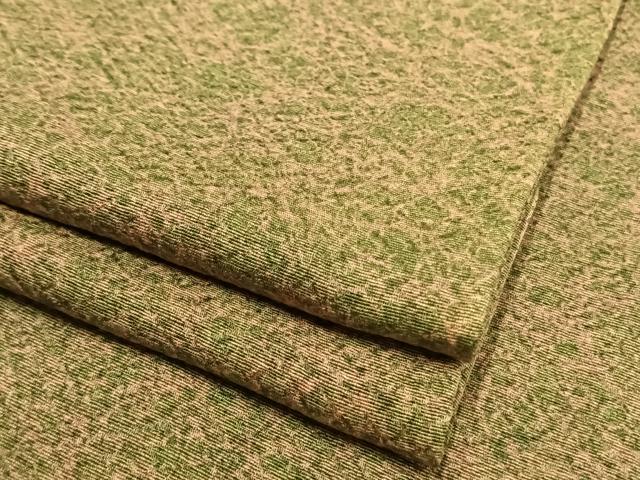 平和屋着物▽上質な小紋　単衣　霞文　正絹　逸品　AAAW1362fy