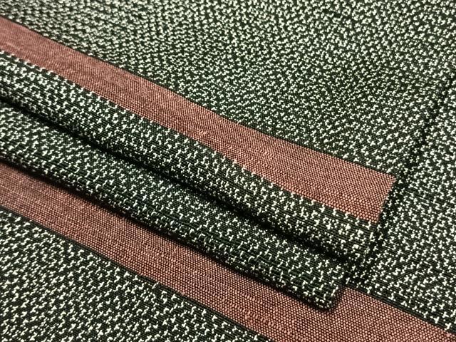 平和屋着物▽訪問着　単衣　横縞　正絹　逸品　AAAW1379fy