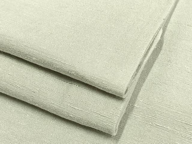 平和屋着物▽上質な色無地 単衣 牡丹鼠色 正絹 逸品 BAAS8183yc